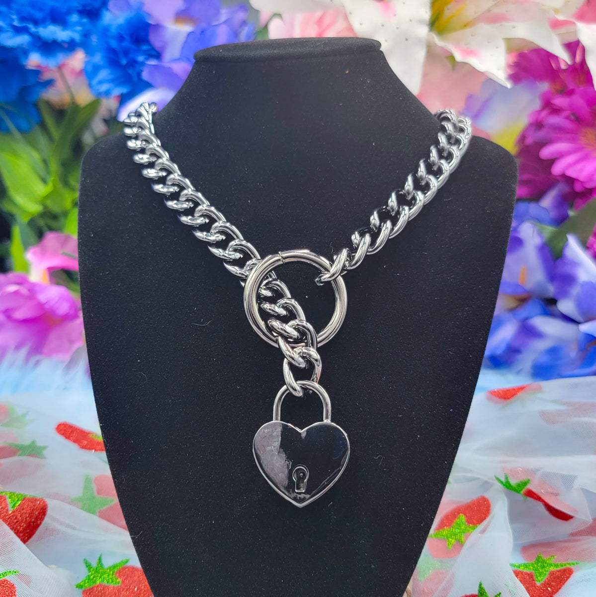 Heart Locked O-Ring Slip Chain - Fully Customizable – The Contresens