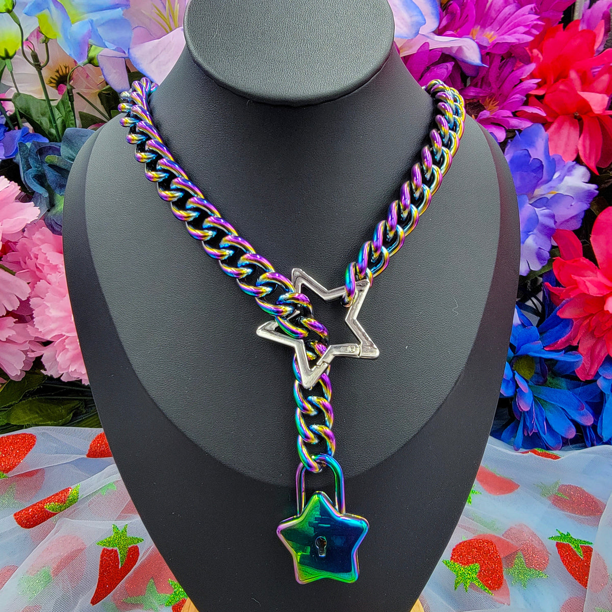 Star Lock x Star Spring Ring Slip Chain - Fully Customizable – The ...