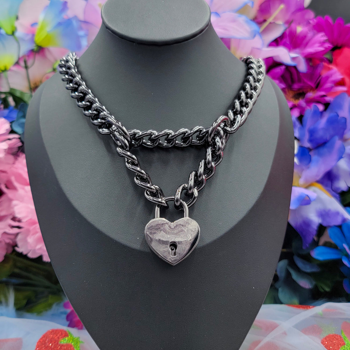 Heart Lock Chain Martingale - All Metal Types – The Contresens