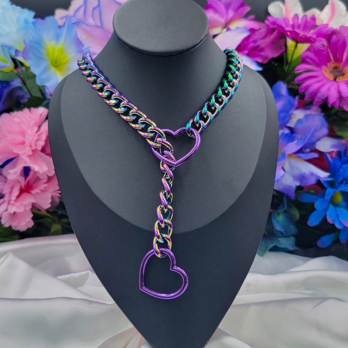 Heart Ring Slip Chain - Fully Customizable – The Contresens